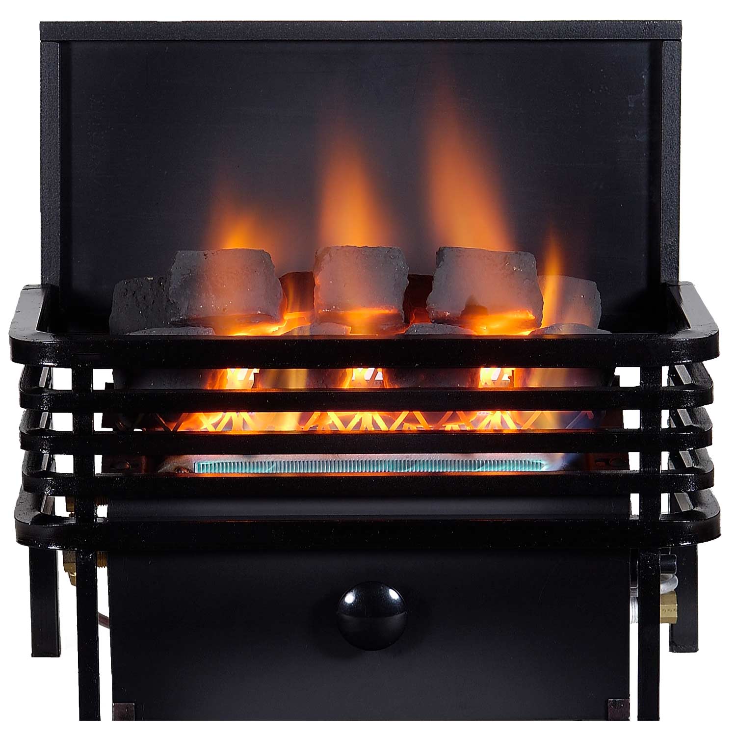 Rasmussen MOD-B-C9B CoalFire Large Moderne Basket Ventless Fireplace ...