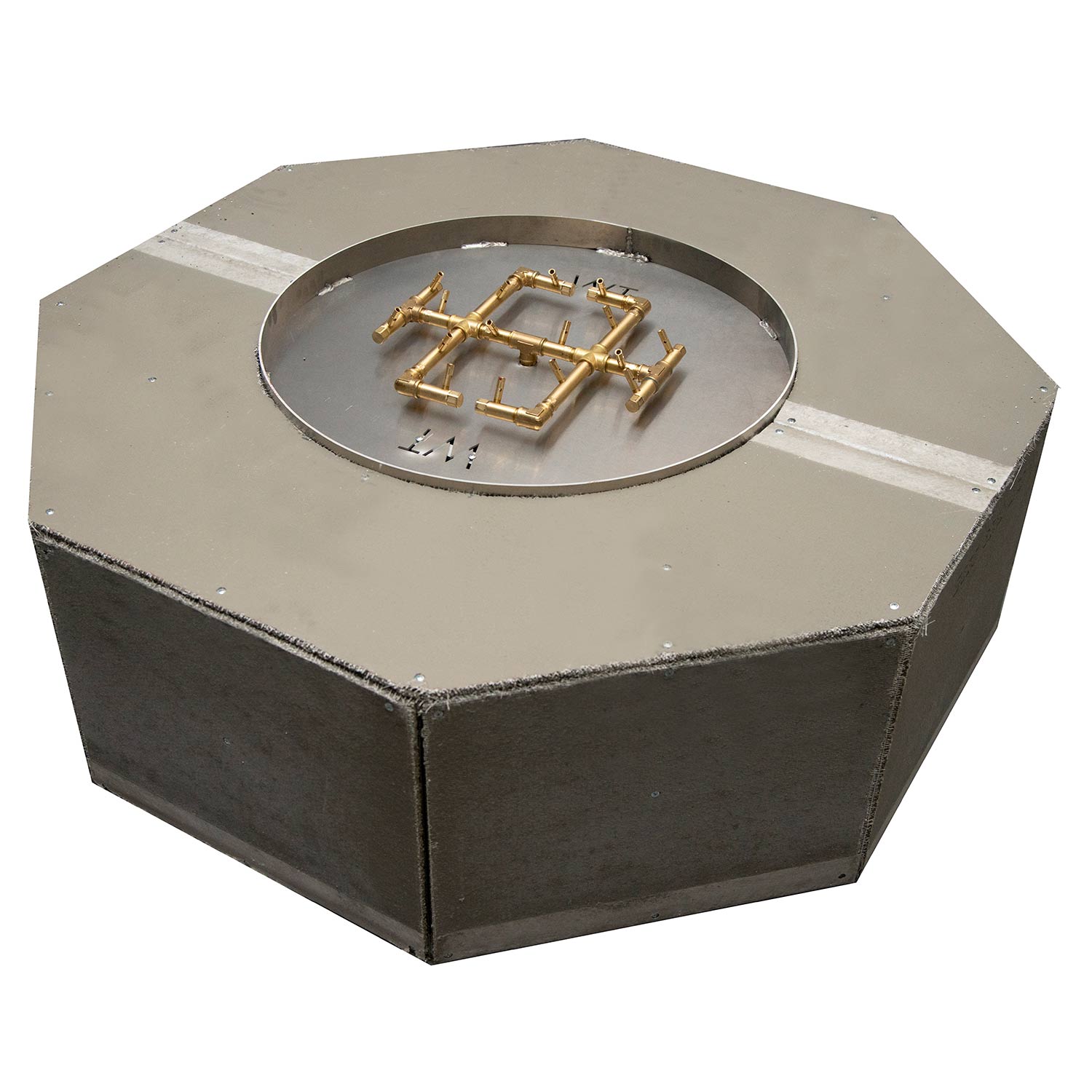 Crossfire by Warming Trends 54-Inch Octagonal Ready-to-Finish Fire Pit ...
