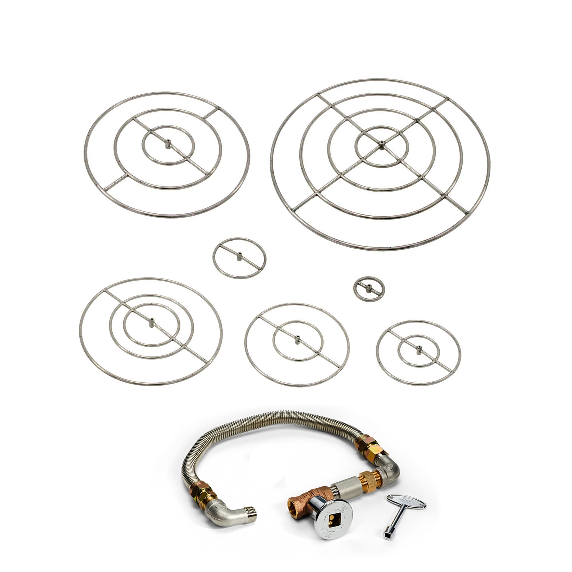 HPC Fire FPS Match Light Gas Fire Pit Kit – Spotix