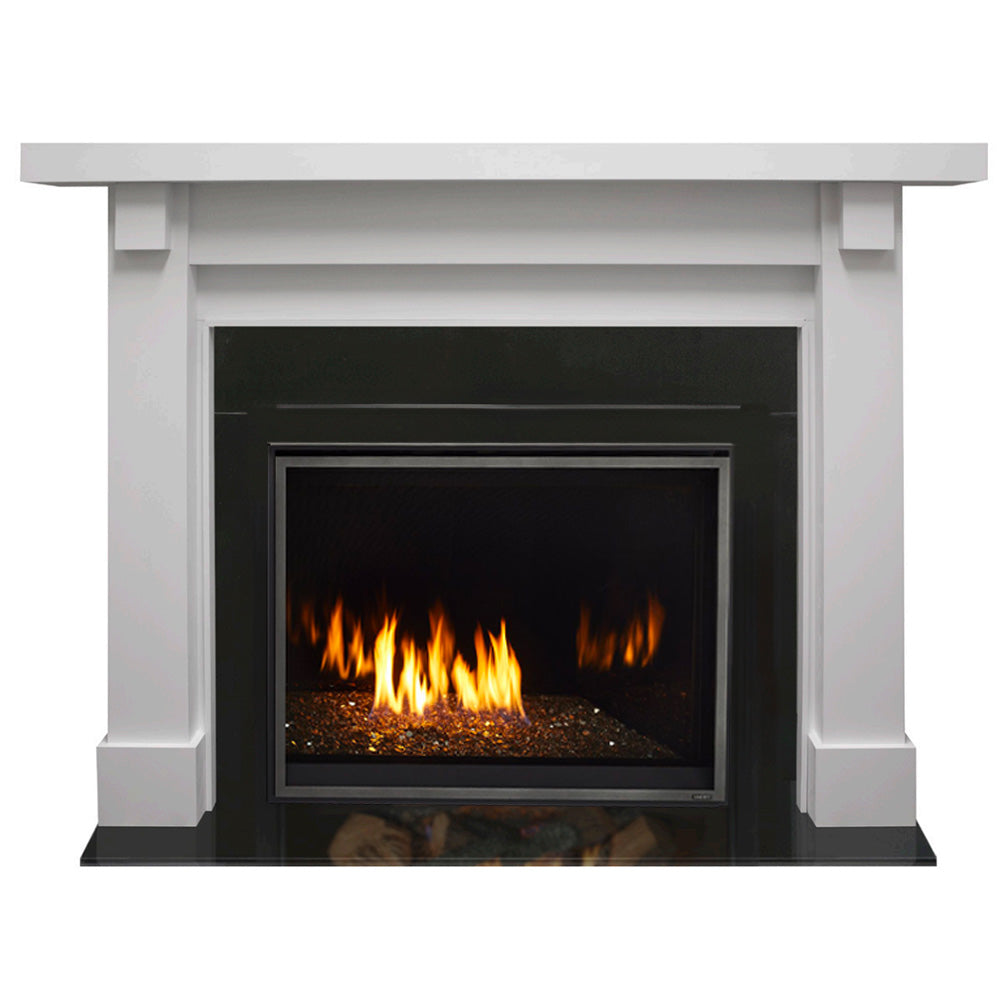 Majestic Meridian Modern 42-Inch Direct Vent Natural Gas Fireplace with ...
