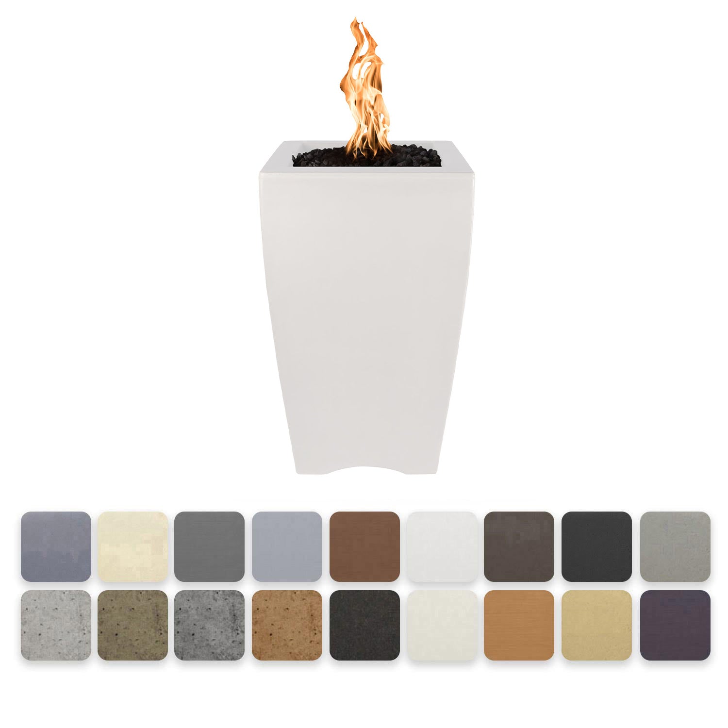 TOP Fires by The Outdoor Plus OPT-BSTON20xx Baston Concrete Fire Pillar ...