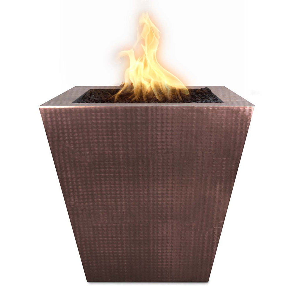 TOP Fires by The Outdoor Plus Vista 24x24-Inch Square Copper Gas Fire ...