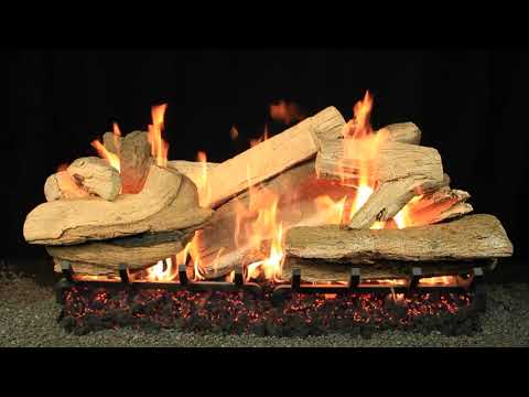 Hargrove Mountain Timber Vented Large Gas Log Set w/ Ember – Spotix